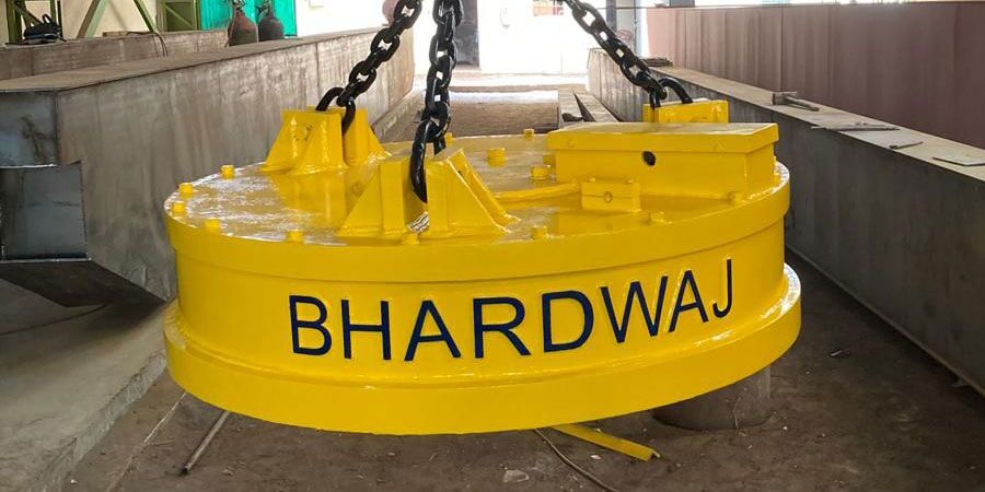 Circular Lifting Magnet - Bhardwaj Cranes